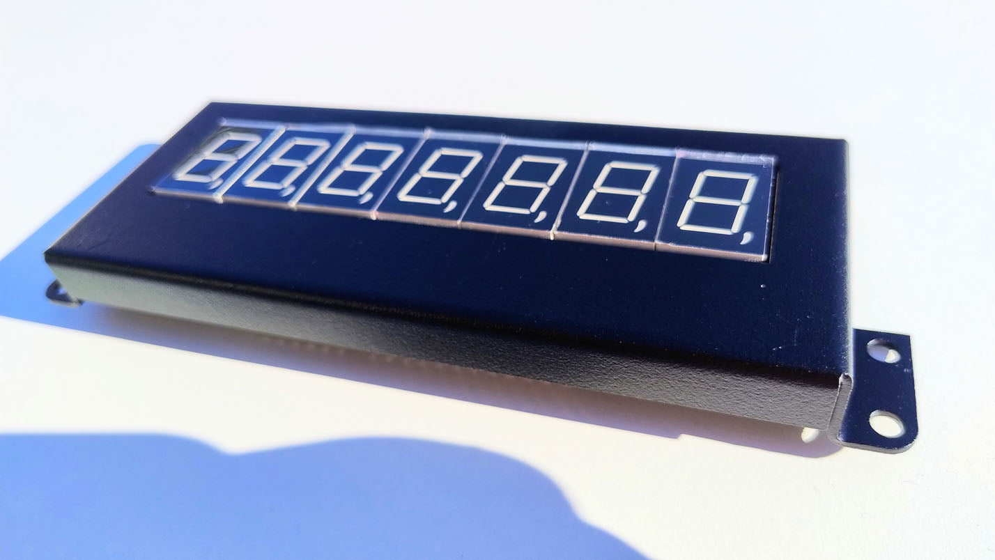 Single Bally Stern 7 Digit LED Display With Steel Mounting Frame AS-25 ...