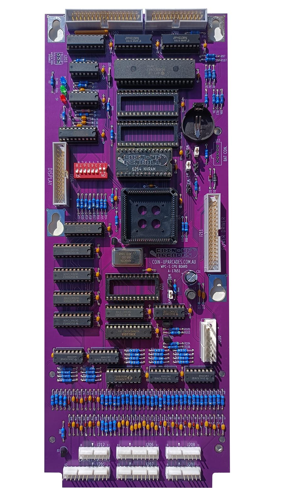 Bally Williams Pinball WPC-S CPU / MPU Board A-17651 – Coin-Up Pinball